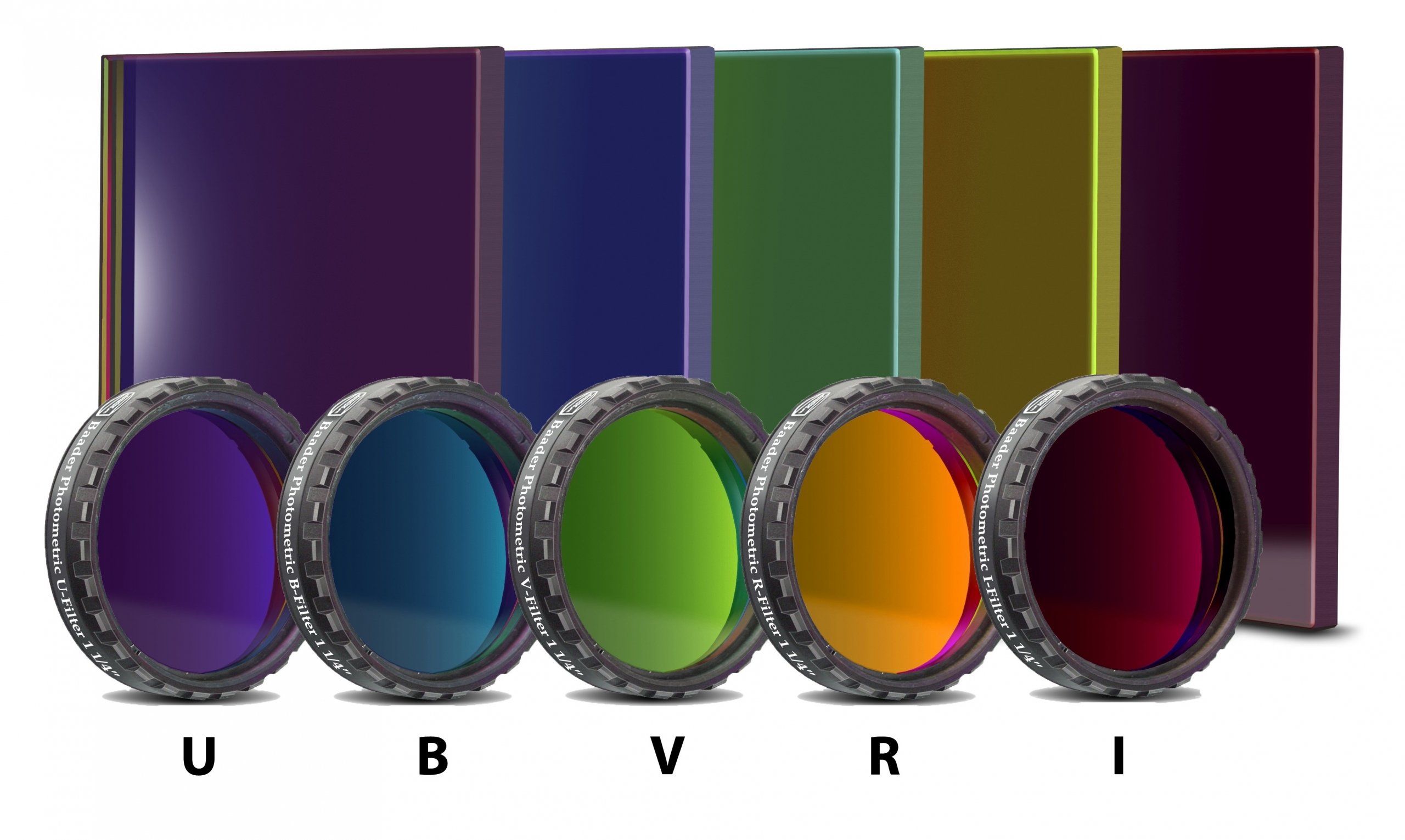 Baader UBVRI Photometric Filters – Baader Planetarium UK